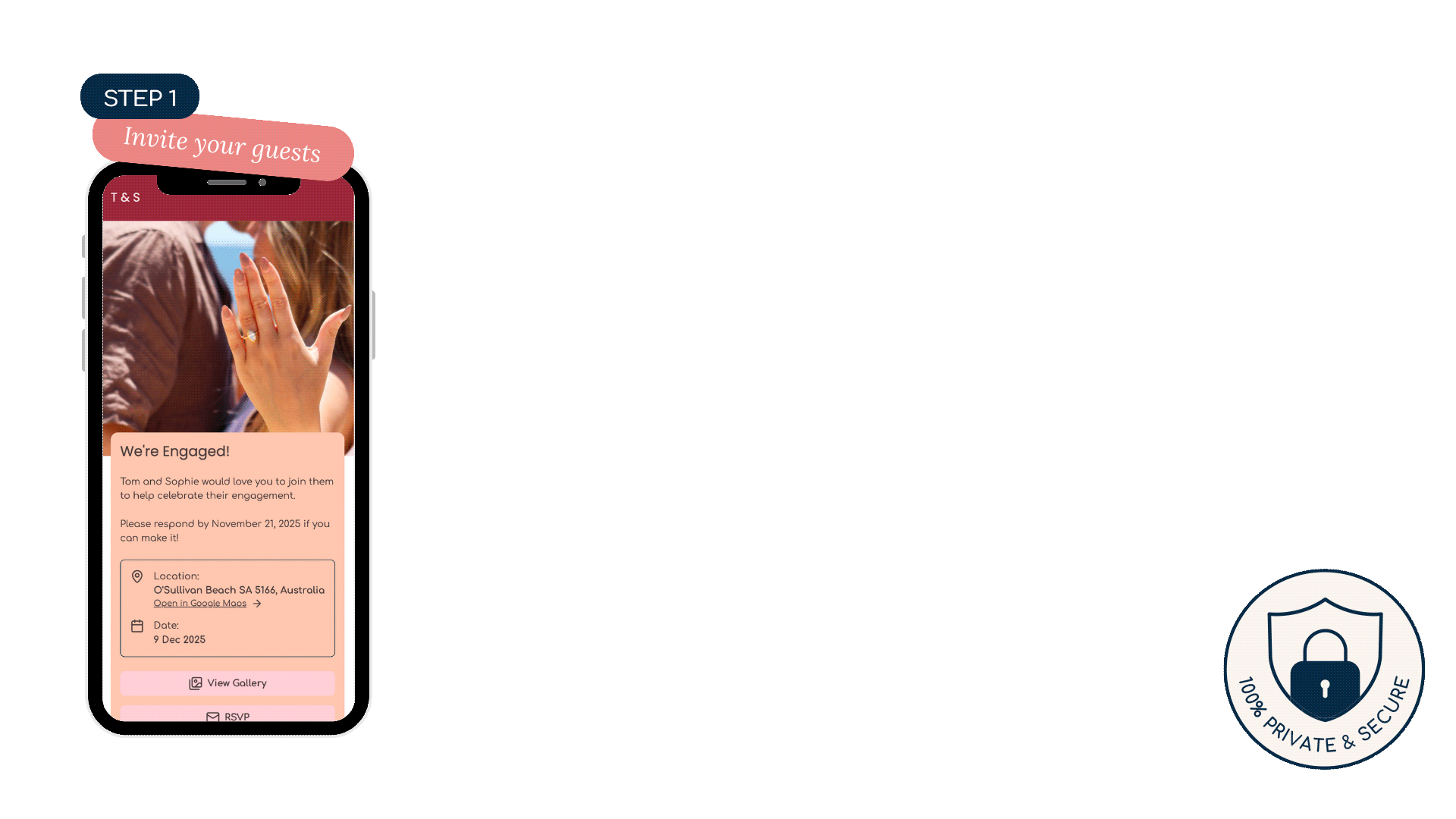 Engagements How It Works - GUESTPIX | #1 QR Code Event Photo Sharing Platform