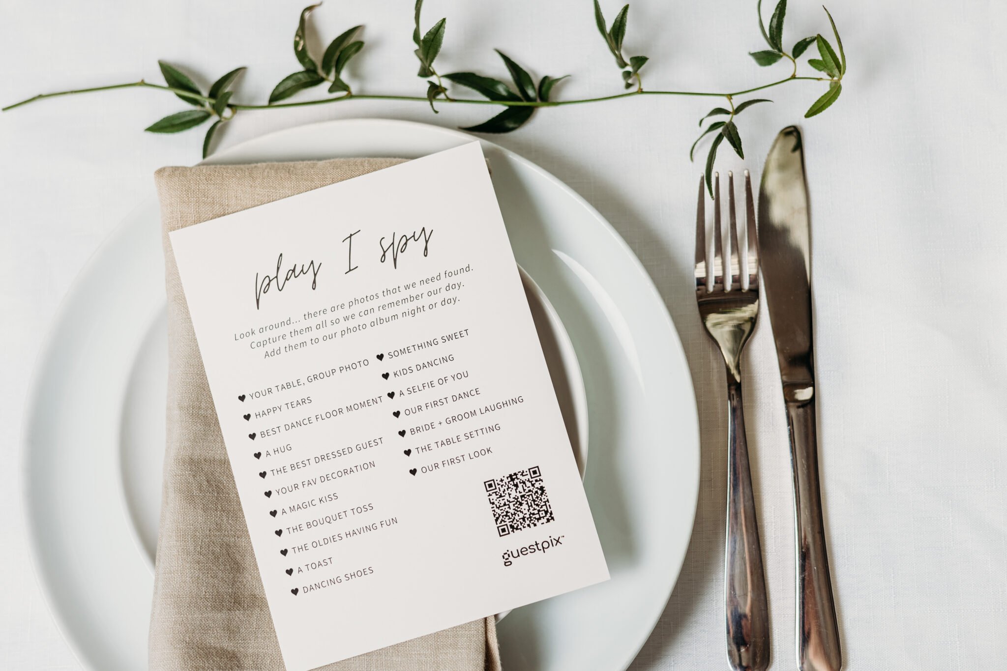 Weddings How It Works - GUESTPIX | #1 QR Code Event Photo Sharing Platform